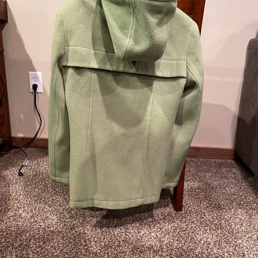 Fleet Street Light Green Wool Coat - Gem